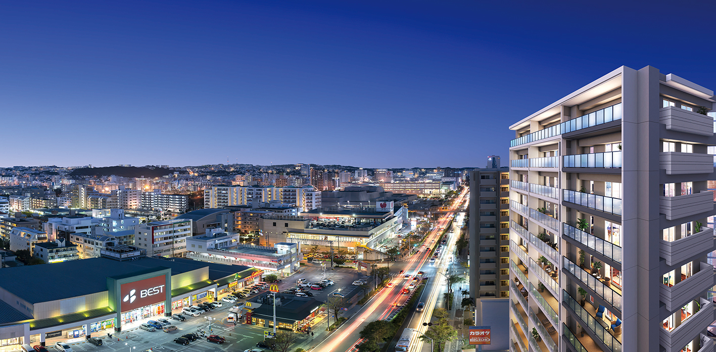 那覇市上之屋に誕生する「ワイズエステムコート新都心上之屋Ⅱ」の物件情報を掲載｜emoH（エモー）